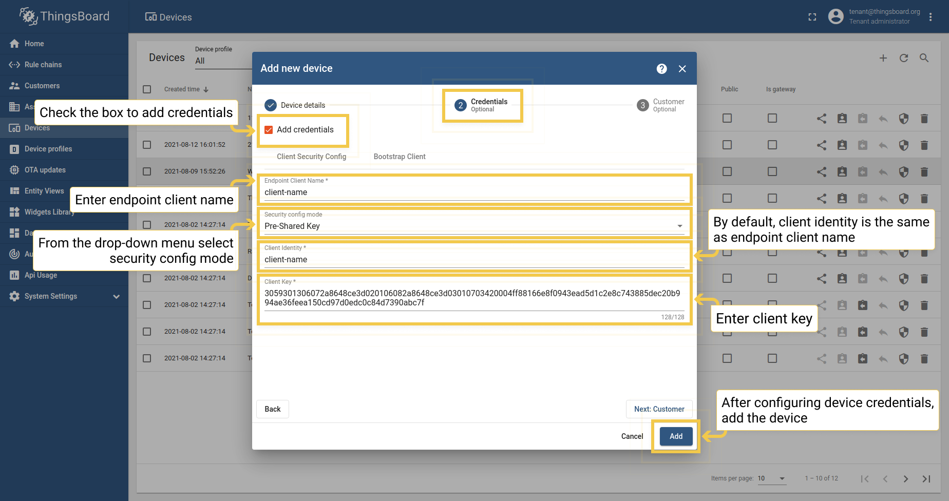 LWM2M Device API Reference | ThingsBoard社区版